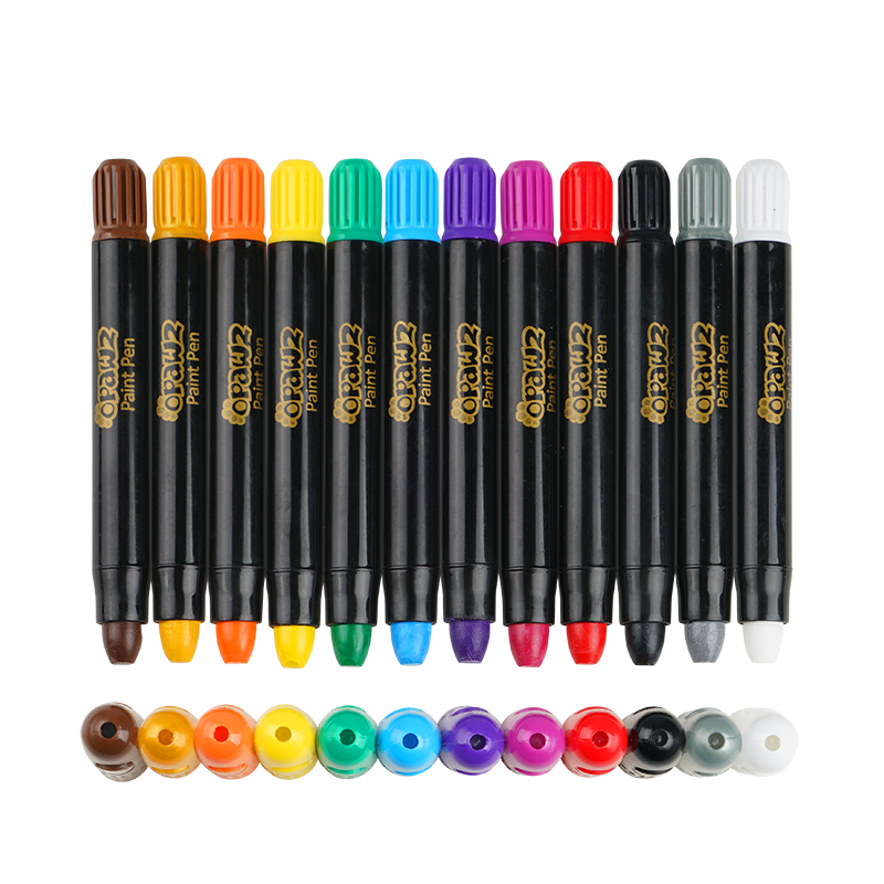 OPAWZ Pet Paint Pens with Glitter - Safe Temporary Pet Color [12 Colors ...